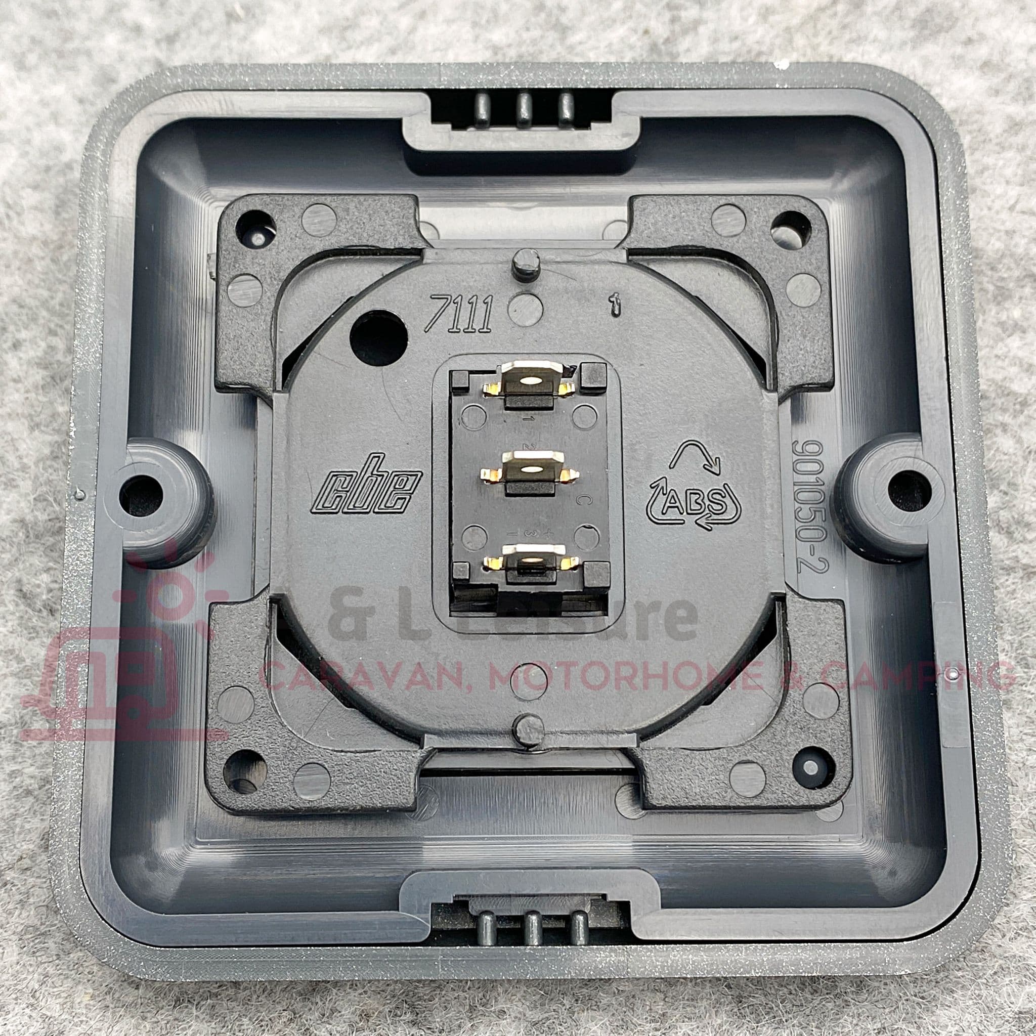 CBE C-Line 1-Way 1-Gang 12 - 250v Switch & Faceplate Gun Metal Grey ...
